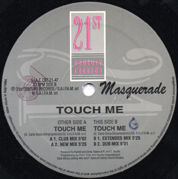 Touch Me - Vinyl Paradise