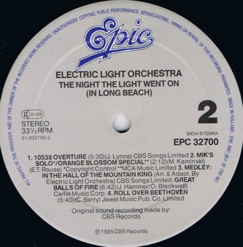 The Night The Light Went On (In Long Beach) - Vinyl Paradise