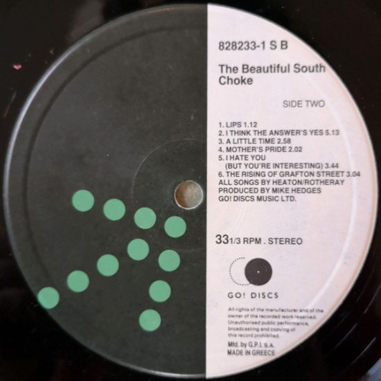 Choke - Vinyl Paradise